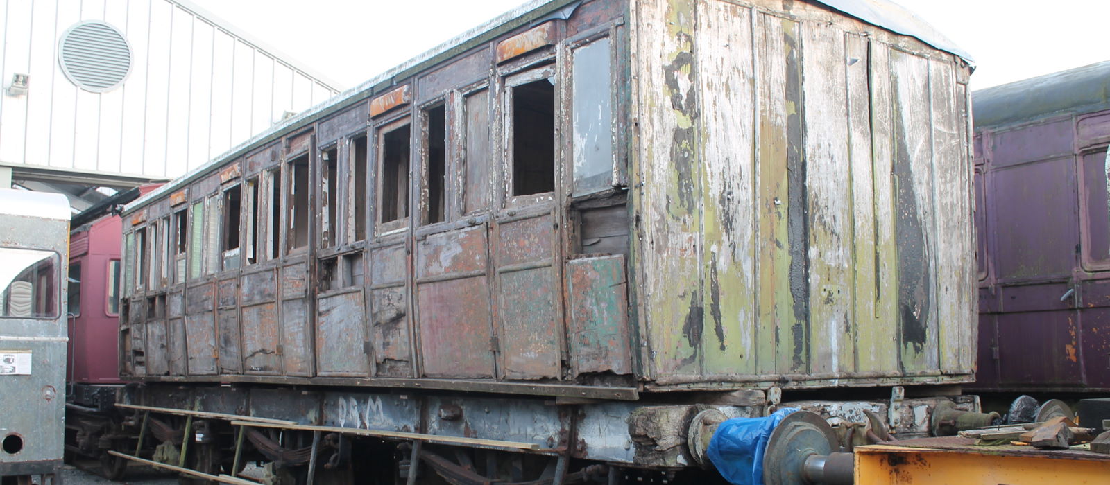 Unidentified GNR Six-Wheeled Carriage - Downpatrick and County Down Railway