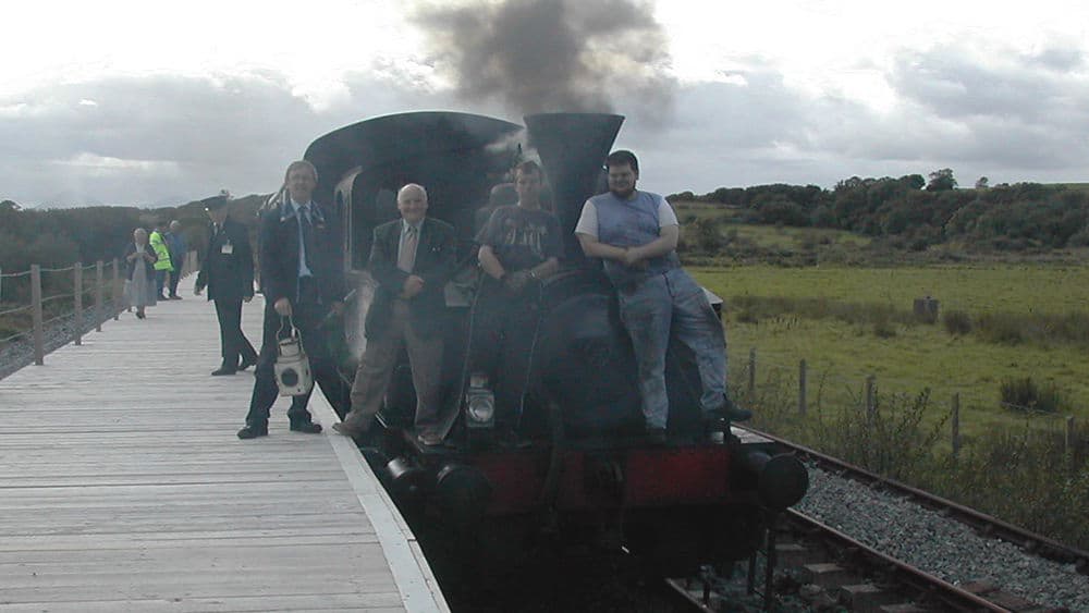 Inch Abbey station opens - Downpatrick and County Down Railway